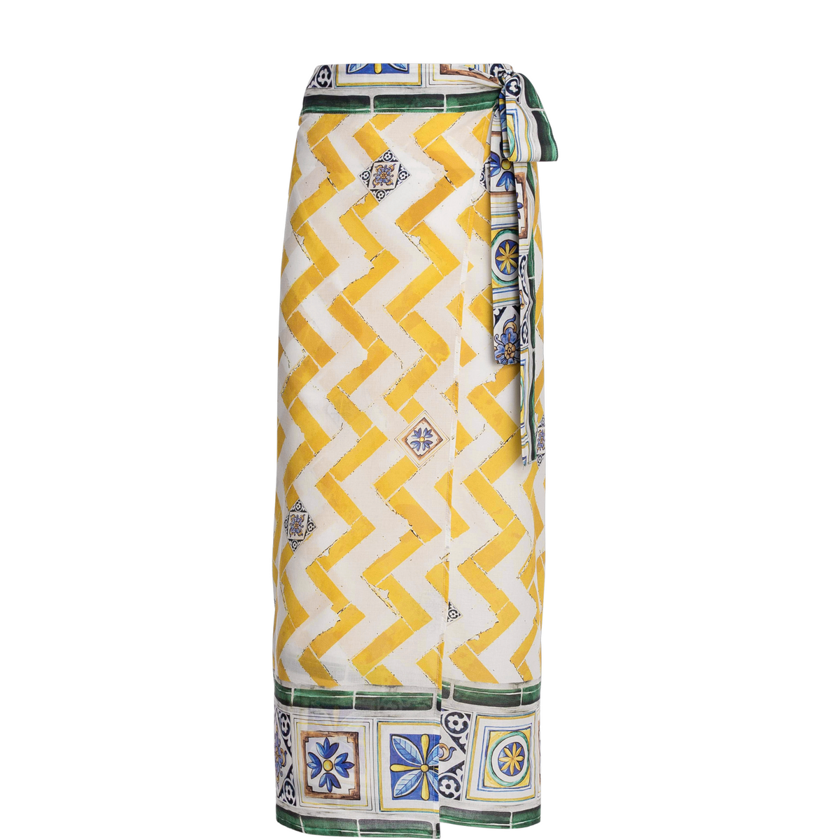 Sea Wrap Pareo Chevron Sarı – Nefes İstanbul