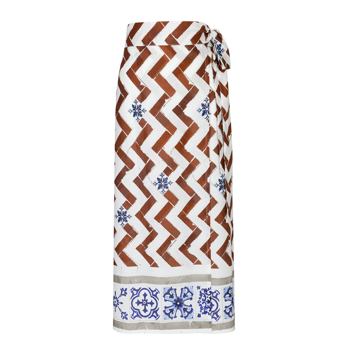 Sea Wrap Pareo Chevron Kahve – Nefes İstanbul