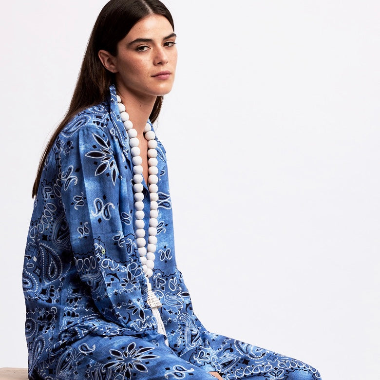 Paisley Denim Set – Nefes İstanbul